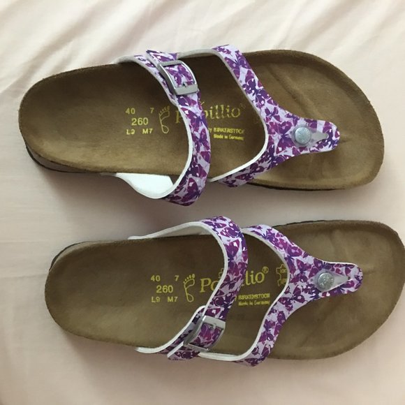 Birkenstock | Shoes | Birkenstock Papillio Rom Purple Butterfly Sandals ...